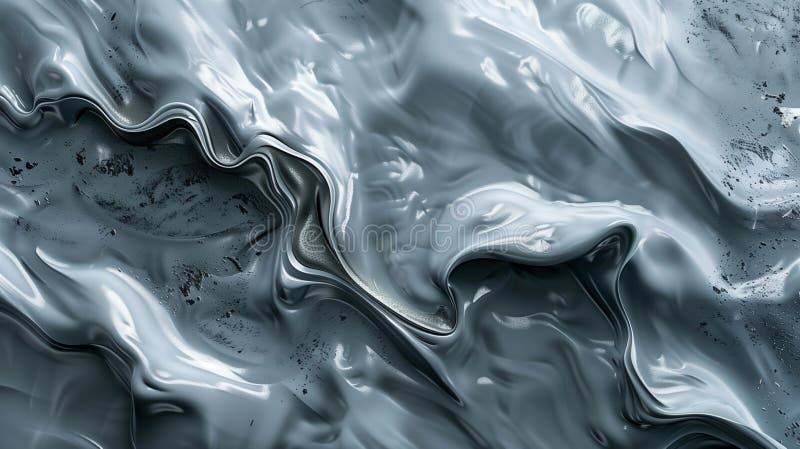 Dynamic Silver-toned Abstract Surface Background Image, Ai Generated ...