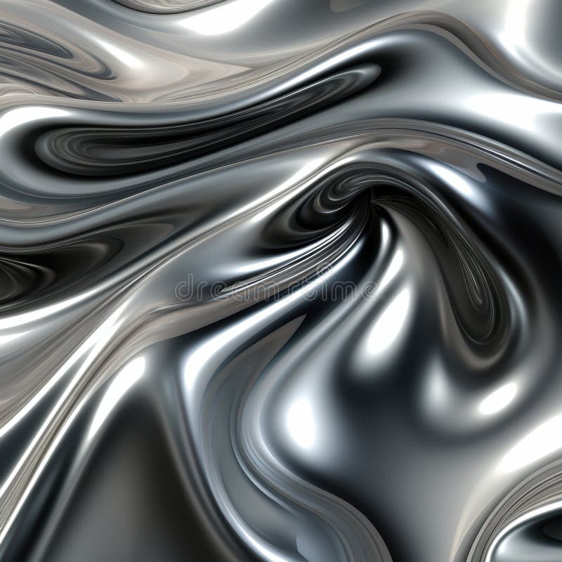 This is an Abstract Silver Metallic Wave Texture that Beautifully ...