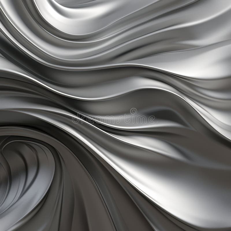 This is an Abstract Silver Metallic Wave Texture that Beautifully ...