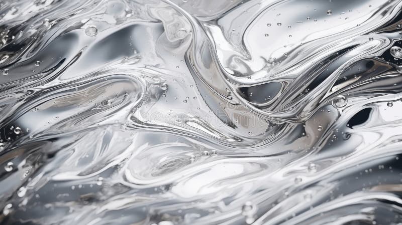 This is an Abstract Silver Metallic Wave Texture that Beautifully ...