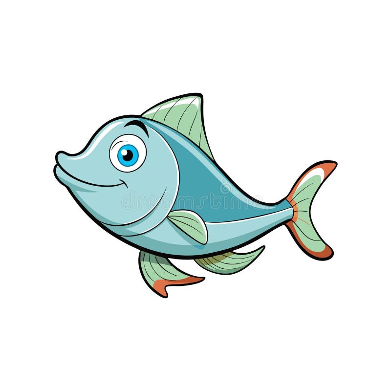 Dynamic Skate Fish Artwork in Colorful Underwater Habitat Stock Image ...