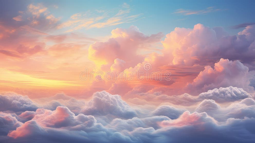 Dynamic sky texture stock illustration. Illustration of tranquil ...