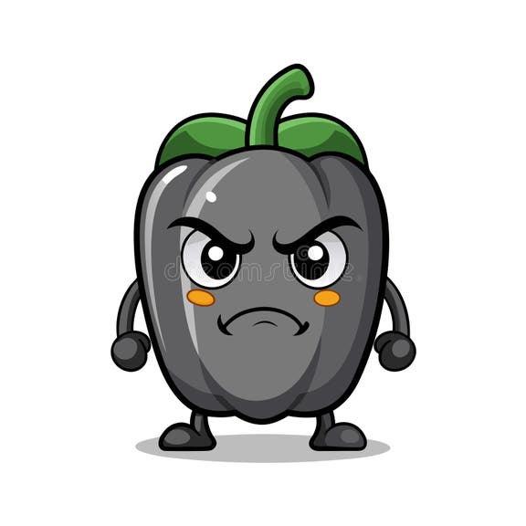 Dynamic Sleepy Bell Pepper Vegetable Animation Design Stock ...