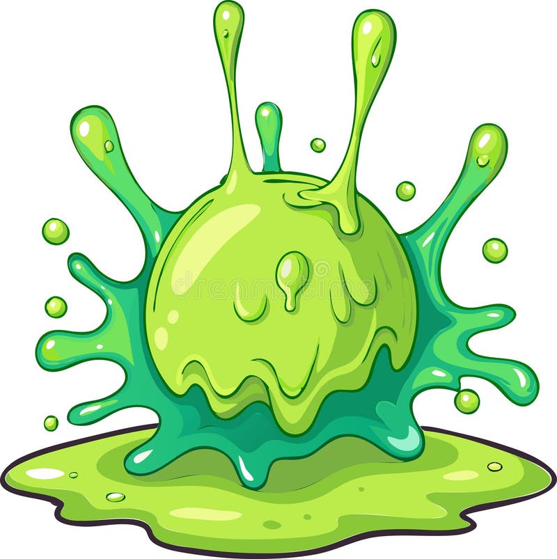 Dynamic Slime Splash Vector Art for Bold and Creative Designs Stock ...
