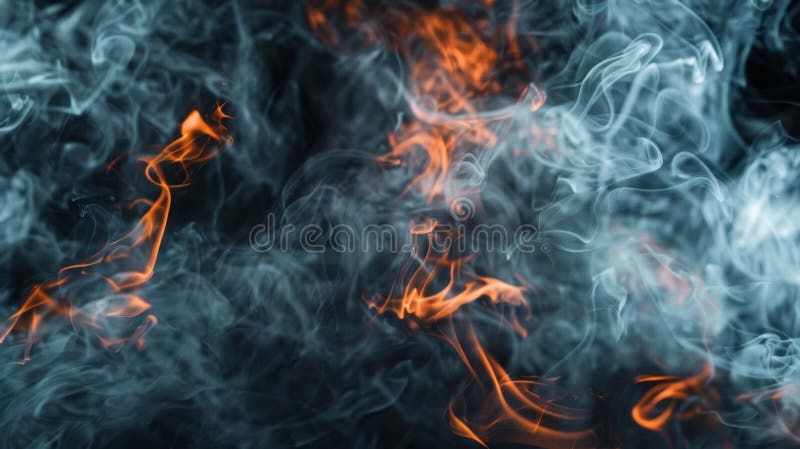 A Dynamic Smoke and Flame Background Created for Use in Various ...