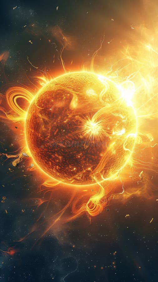 Dynamic Solar Flare with Bright Fiery Plasma Eruptions on the Sun S ...