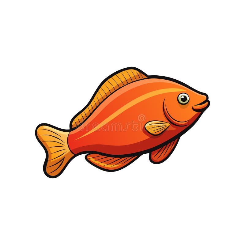 Dynamic Sole Fish Illustration with Aquatic Features Stock Illustration ...