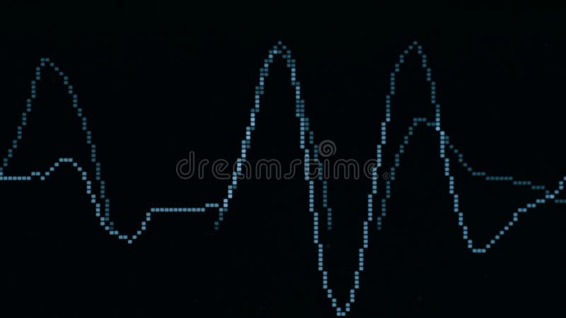 Dynamic Sound Wave Captured in Close-up Revealing Intricate Patterns ...