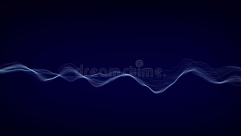 Dynamic Sound Wave. Musical Particle Pulsing. Blue Energy Flow Concept ... Dynamic Sound Wave. Musical Particle Pulsing. Blue Energy Flow Concept ...
