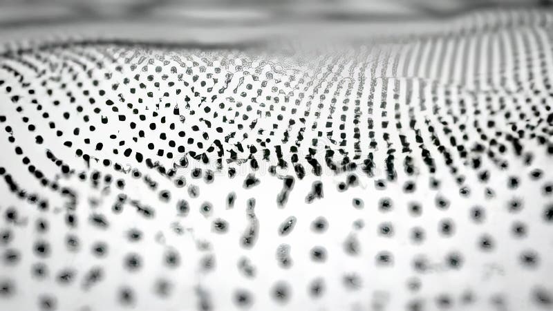 Dynamic Sound Waves and Frequencies Visualized As Abstract Digital ...