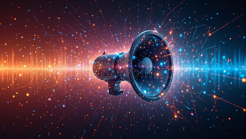 Dynamic Sound Waves and Vibrant Light Bursts Around a Loudspeaker Stock ...