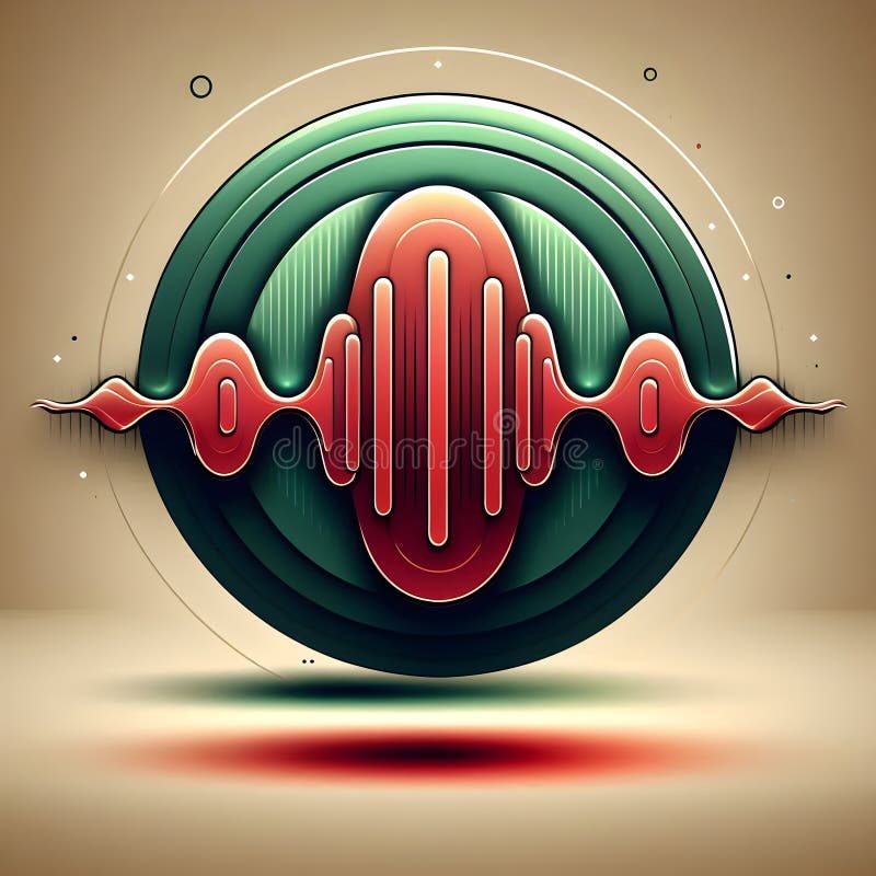 Dynamic Soundwave Design stock image. Image of abstract - 361635617