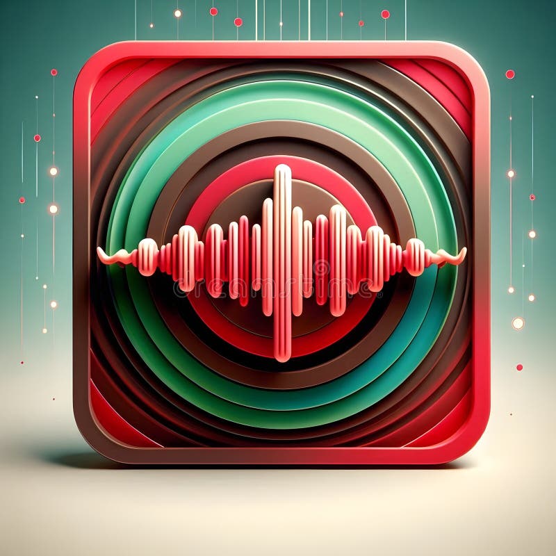 Dynamic Soundwave Design stock photo. Image of energy - 361635666