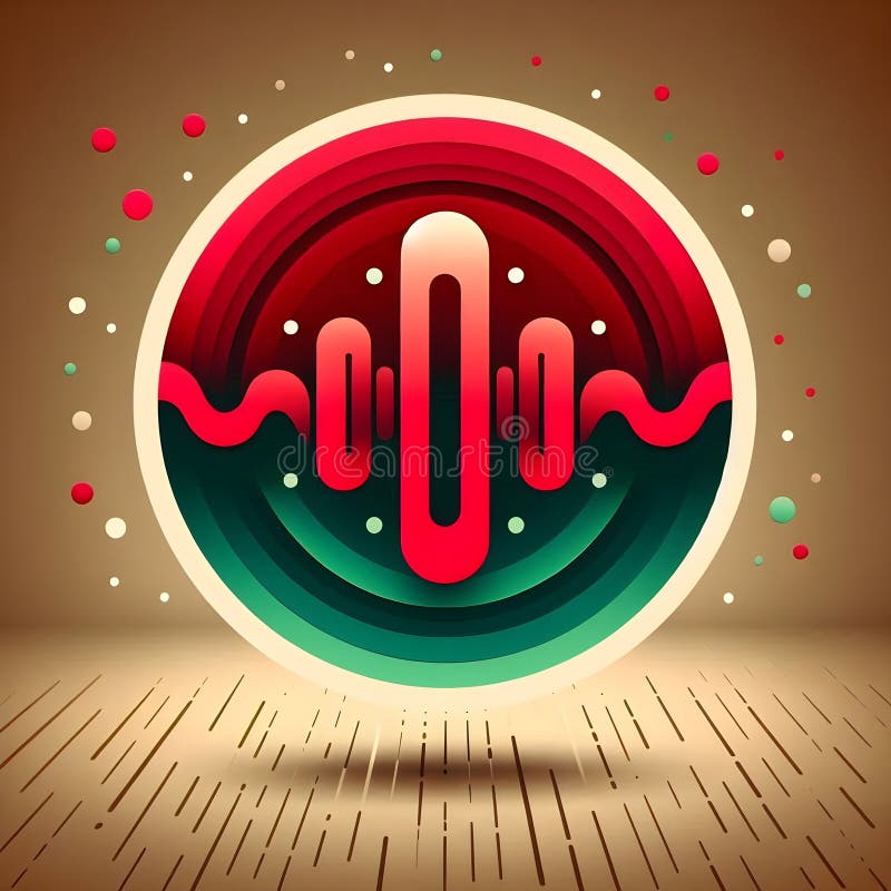 Dynamic Soundwave Design stock photo. Image of lively - 361635700