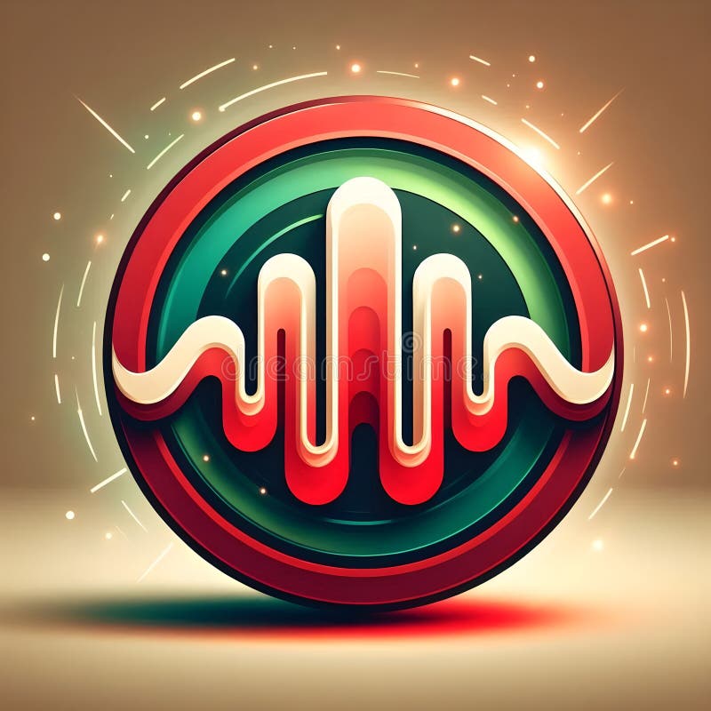 Dynamic Soundwave Design stock image. Image of calligraphy - 361635739