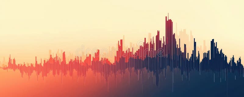 Dynamic Soundwave Visualization Abstract Art Digital Design Colorful ...