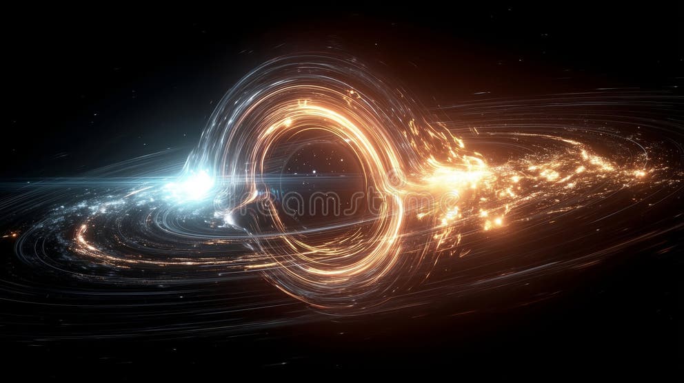 Dynamic Space Phenomenon stock photo. Image of radiant - 381998950