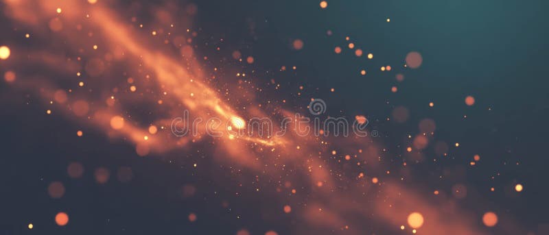 Dynamic Spark Trails Create an Abstract Background for Branding and ...
