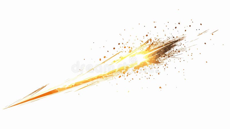 Dynamic Sparkling Lightning Bolt Illustration Vector Stock Illustration ...