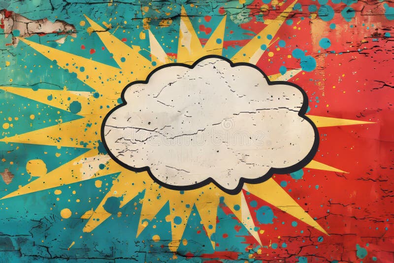 Dynamic Speech Bubble in Abstract Comic Panel Evokes Action and ...