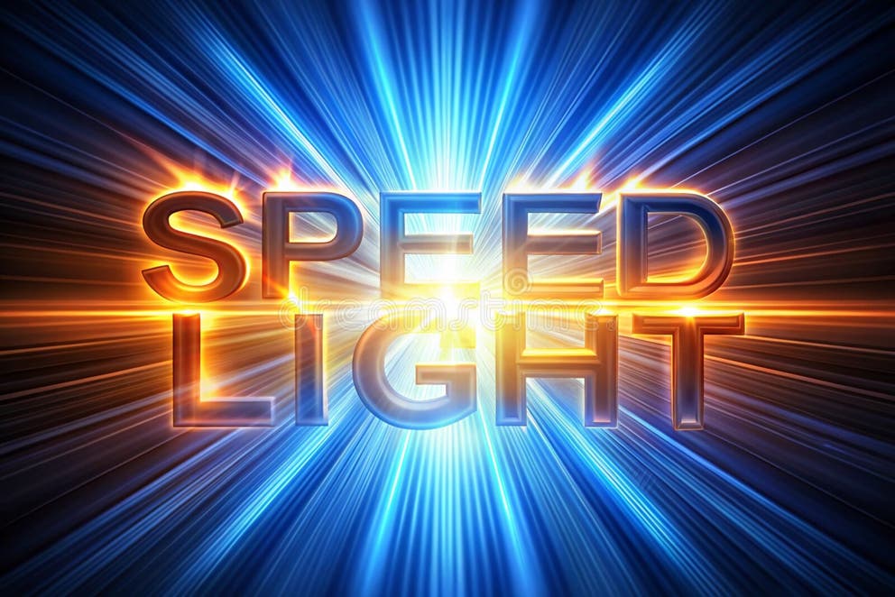 Dynamic Speed Light Background with Motion Effect Stock Illustration - Illustration of design ...