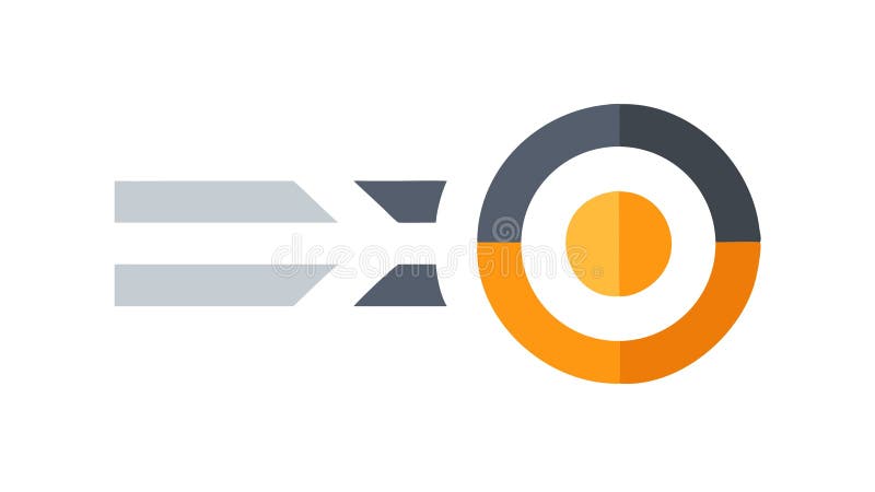Dynamic Speed Target Icon, Performance Goal Achievement, Vector Design ...