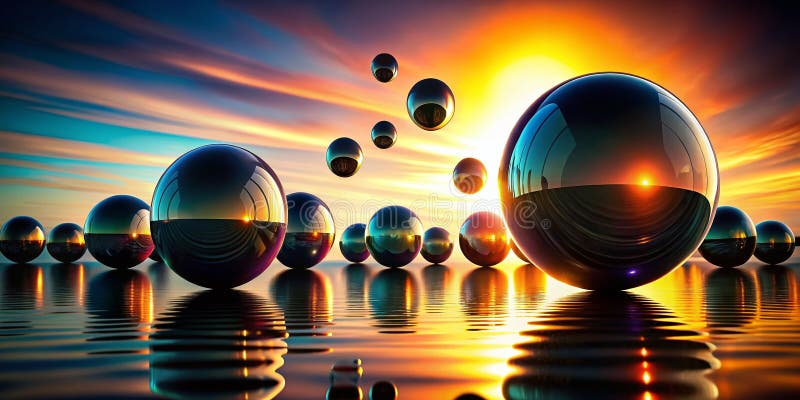 Dynamic Sphere Silhouettes a Captivating Abstract Background for Design ...