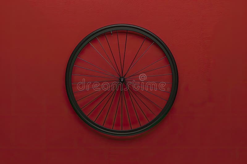 Dynamic Spinning Bicycle Wheel with Minimalist Design Emphasizing Speed ...