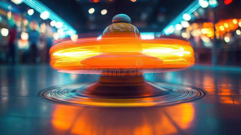 Dynamic Spinning Concept with Creative Motion Lines and Textures ...