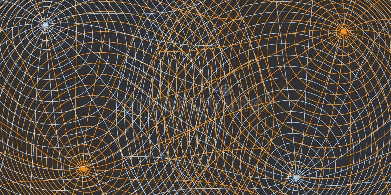 Dynamic Spiral Network Grid - Convergence of Lines, a Complex ...