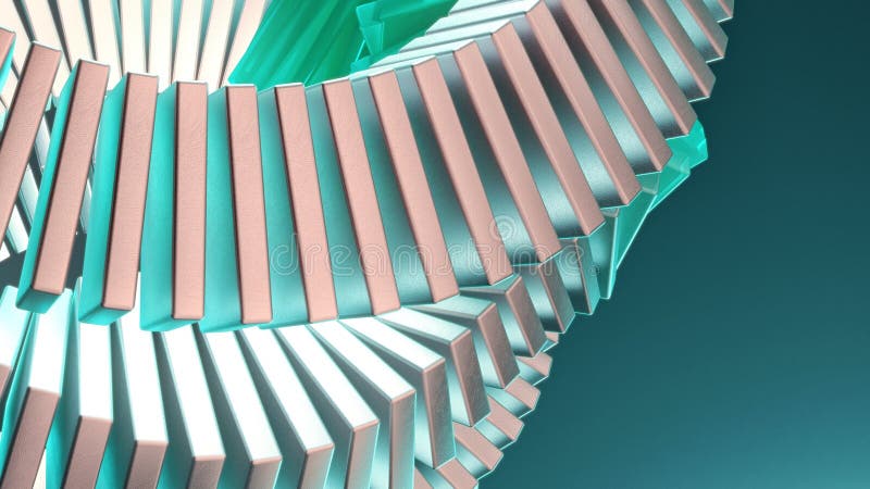 Dynamic Spiral Structure Featuring Soft and Inviting Colors for a ...