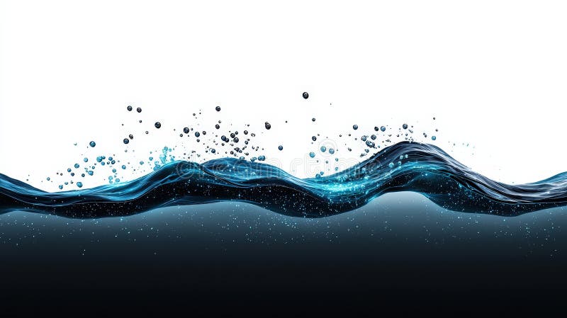 A Dynamic Splash of Blue Water Creating Waves and a Sense of Movement ...