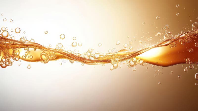 Dynamic Splash of Crystalclear Water on Warm Brown Background, Stunning ...