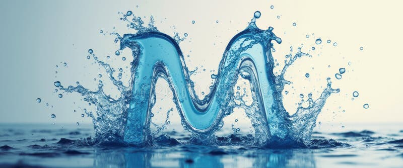Dynamic Splash Forming Letter M Stock Photos - Free & Royalty-Free ...