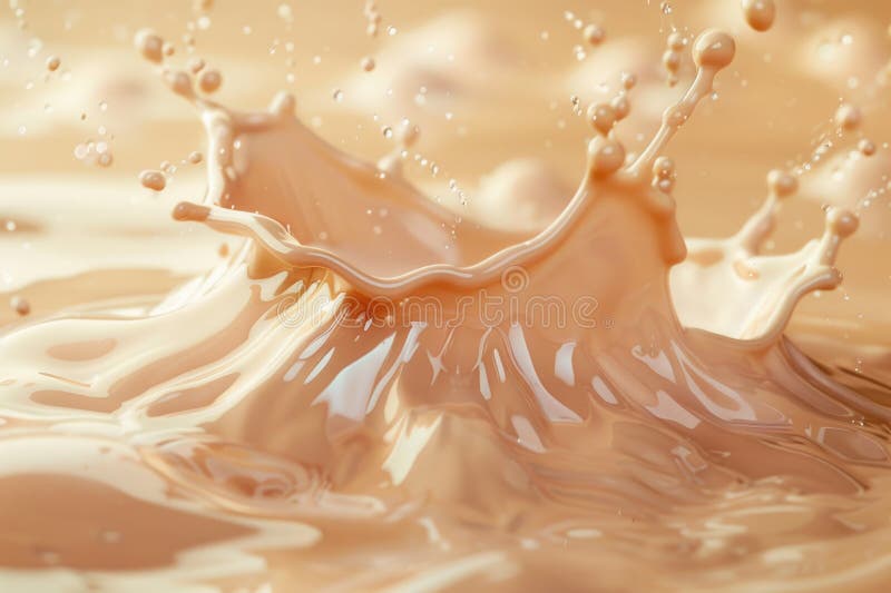 A Dynamic Splash of Liquid on a Calm Water Surface. Perfect for ...