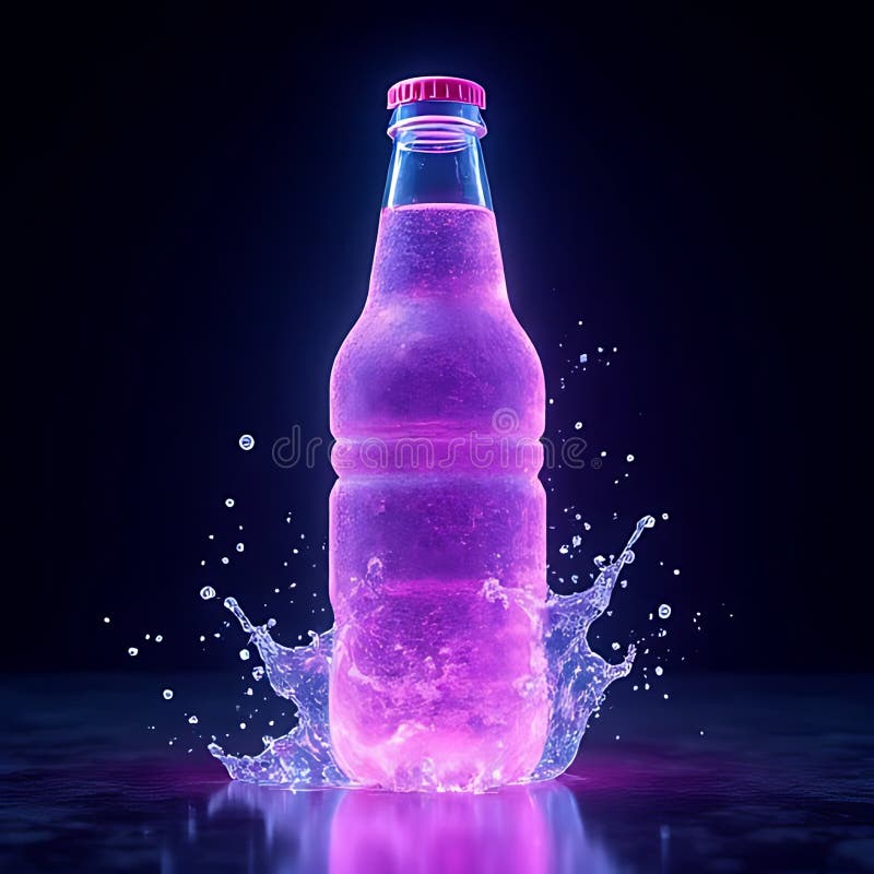 Dynamic Splash of Purple Beverage Studio Setting High-resolution ...