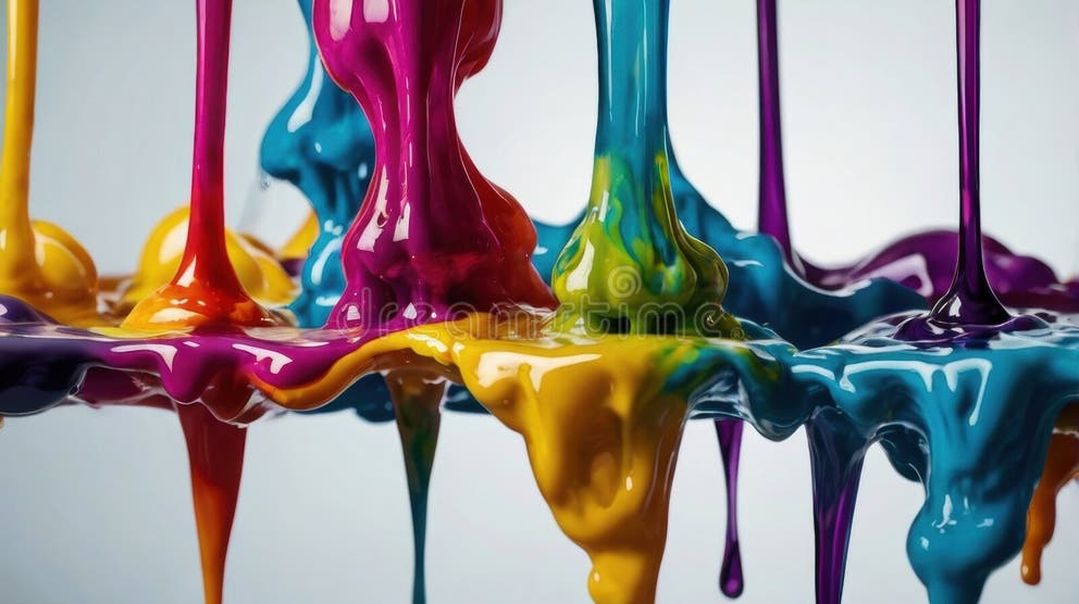Dynamic Splash of Vibrant Colors: a Mesmerizing Display of Paint ...