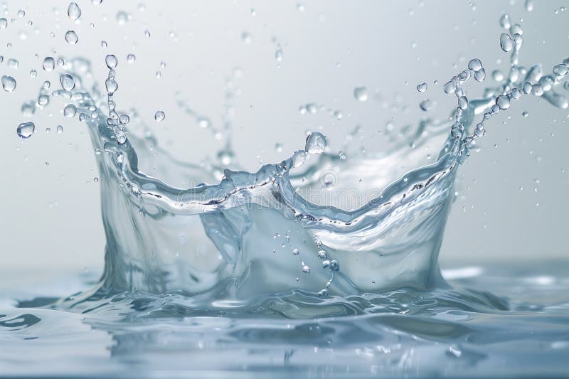 Dynamic Splash of Water Creates Stunning Display of Kinetic Energy ...