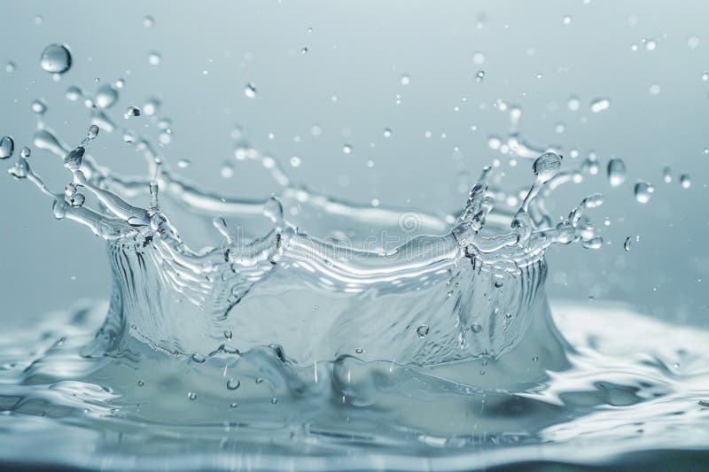 Dynamic Splash of Water Creates Stunning Display of Kinetic Energy ...