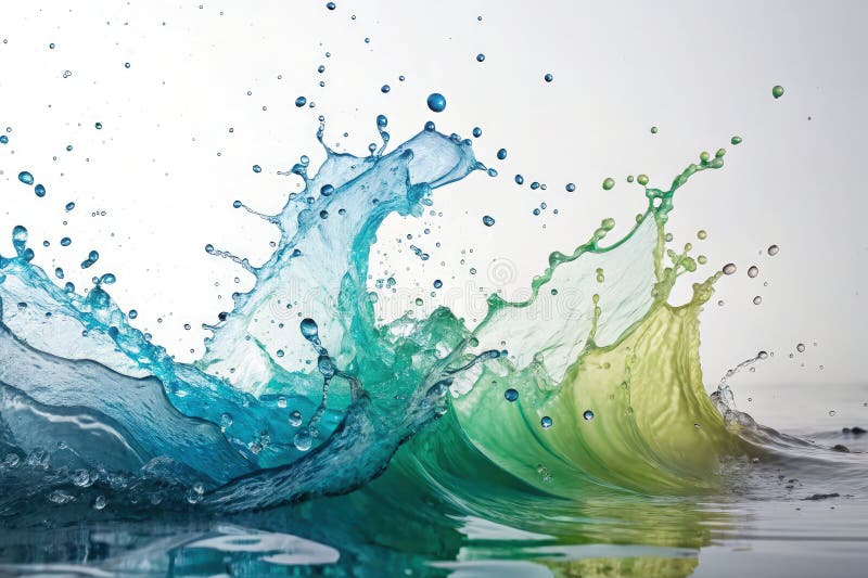 Captivating Abstract Water Splashes Create a Vibrant Aesthetic for Art ...