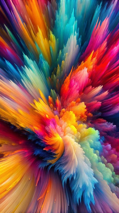 Dynamic Splashes of Bold Colors with Ultra-sharp Textures for an ...