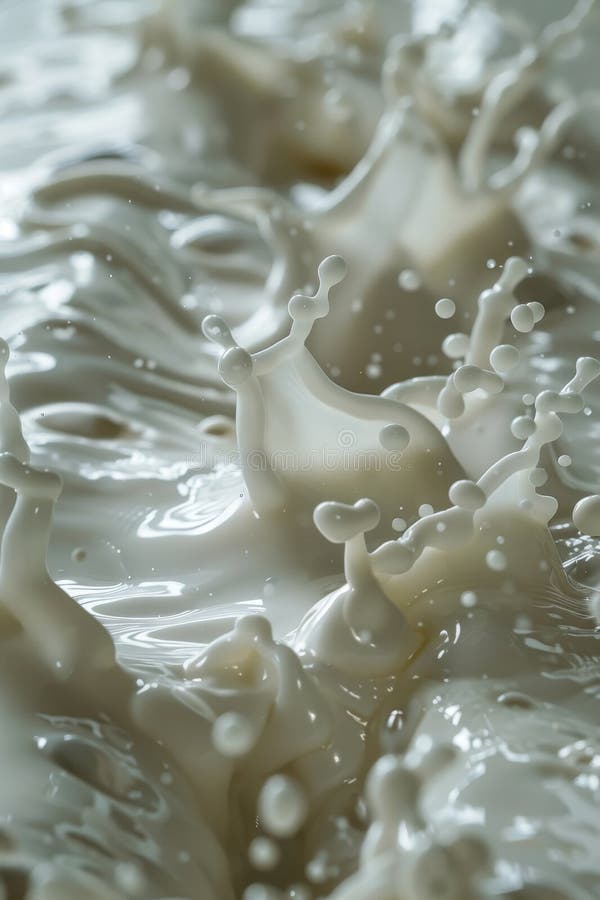 Dynamic Splashes of Milk Filling a Liquid Container in a Chaotic and ...