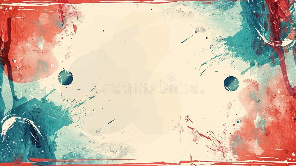 Dynamic Sports-Themed Frame Border on Pastel Background with Abstract ...