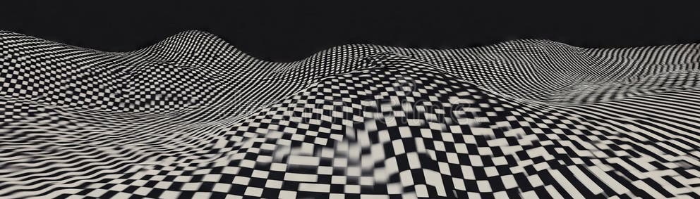 Dynamic Squares Rotating Across a Textured Surface Seen from Above ...