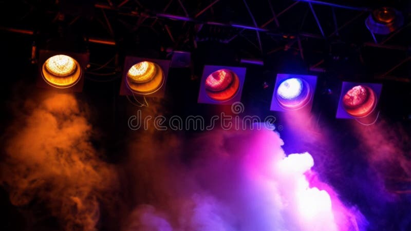 Dramatic Stage Lighting with Fog Creates an Enchanting Atmosphere ...