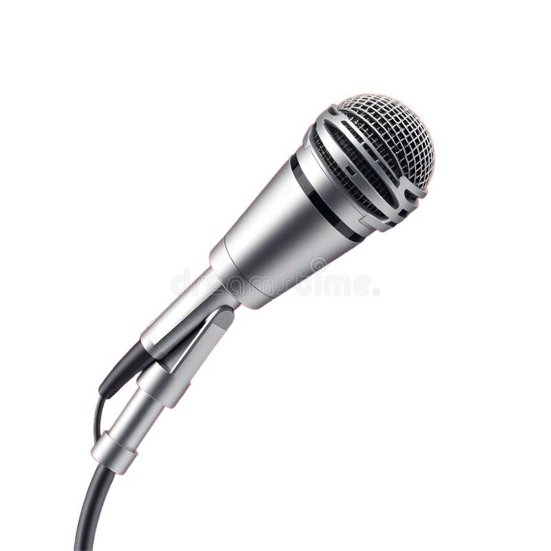 Dynamic Stage Microphone Icon 3d Render with Ultra Layer Stock Image ...