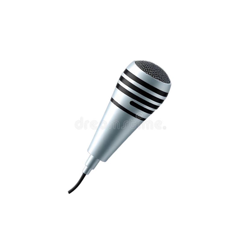 Dynamic Stage Microphone Icon 3d Render with Ultra Layer Stock Photo ...