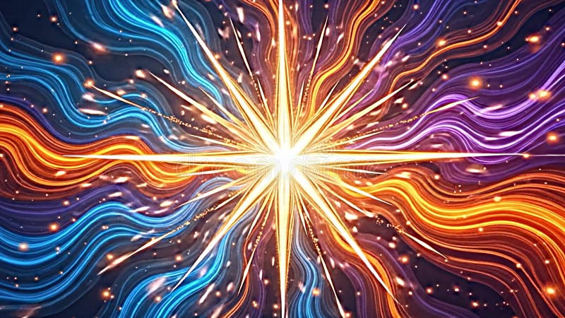 A Dynamic Starburst Radial Rays Design Shines Vibrantly, Generative AI ...