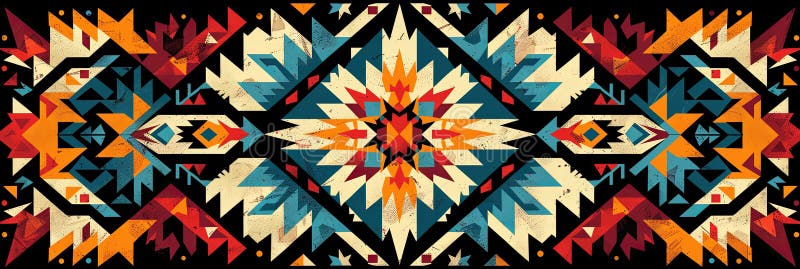 Dynamic Sticker Design Showcasing a Traditional Native American Sioux ...