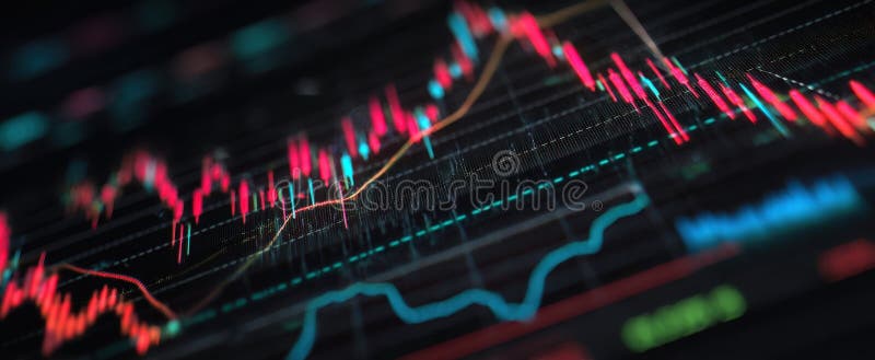 The Dynamic Stock Market Analysis with Vibrant Candlestick Chart ...